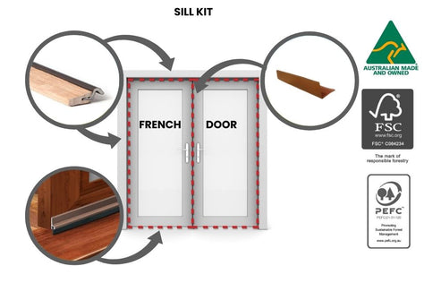 How to Draught Proof a French Door | Draught Dodgers | ecoMaster